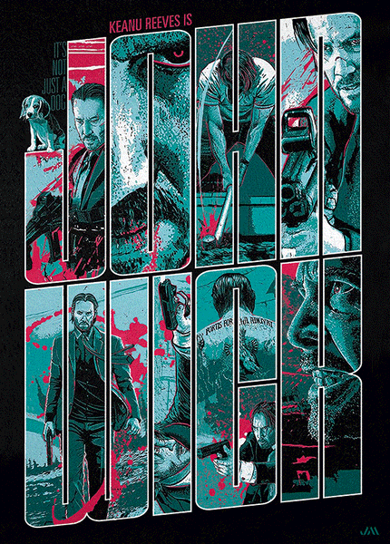 [JSM] John Wick 3D Poster (size: 70*50) + Frame – Q8complex