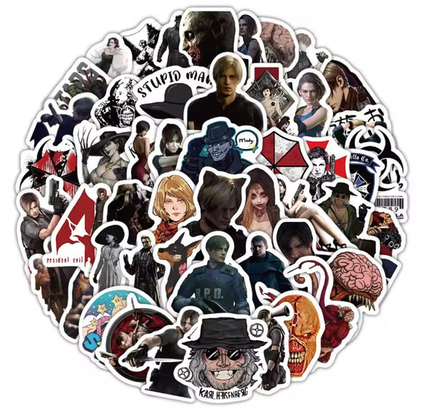 Resident Evil Stickers (60pcs) – Q8complex