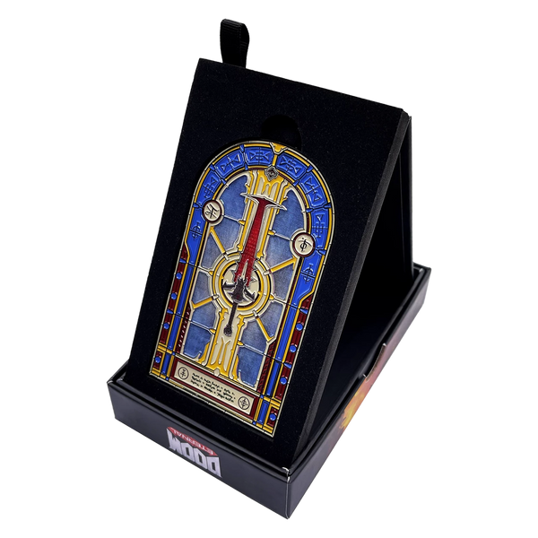 Official Doom Crucible Sword Stained Glass Window Limited Edition Ingo ...