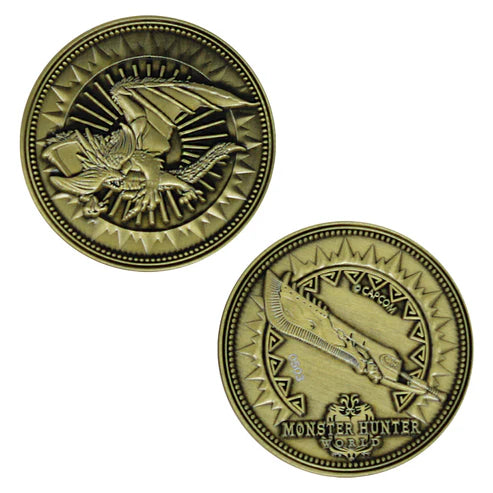 Official Monster Hunter World Limited Edition Collectible Dragon Coin ...