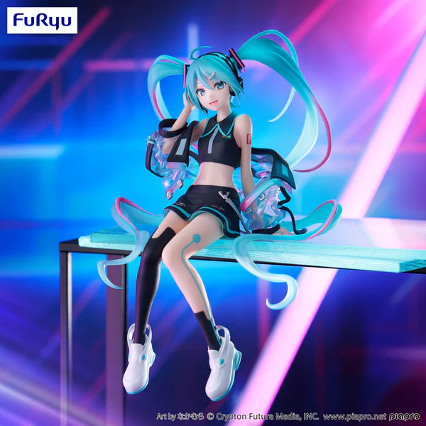 Anime Hatsune Miku Noodle Stopper Figure -Neon Cyber- Figure (16cm ...